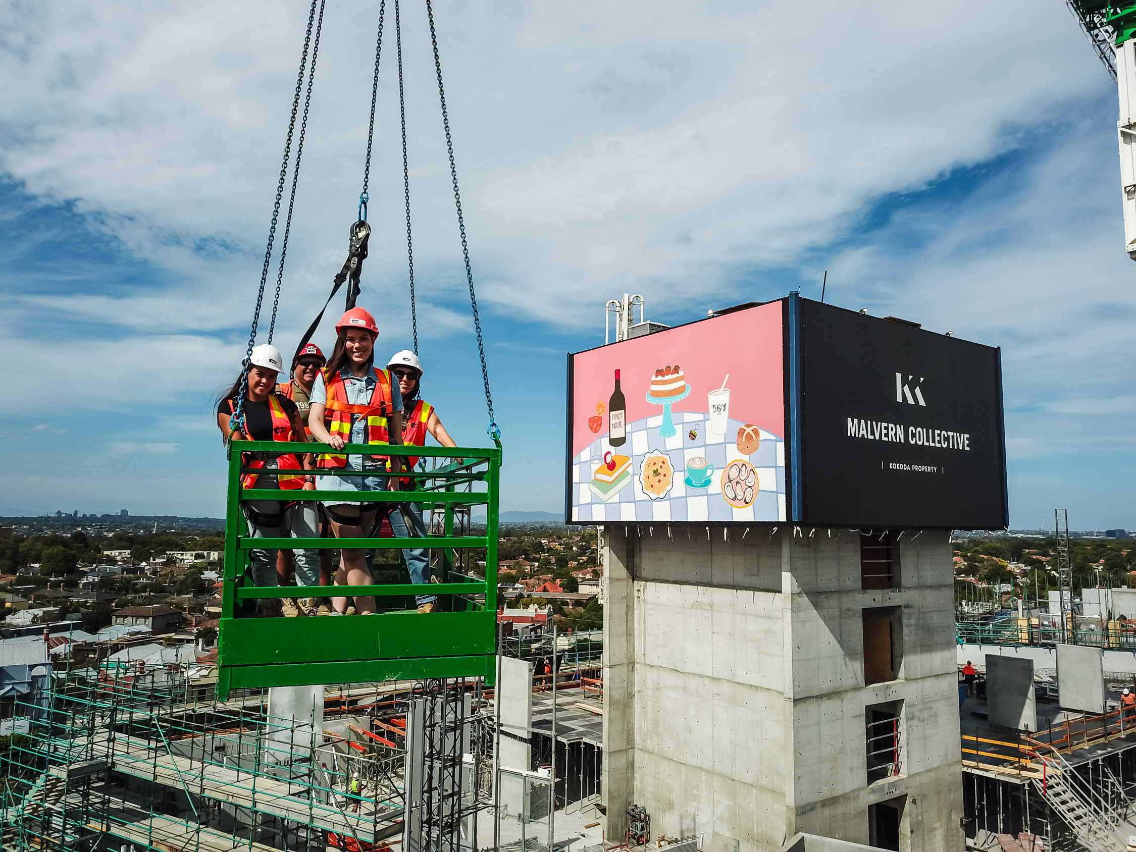 Gallery in the Sky: Malvern Collective - Crema Constructions