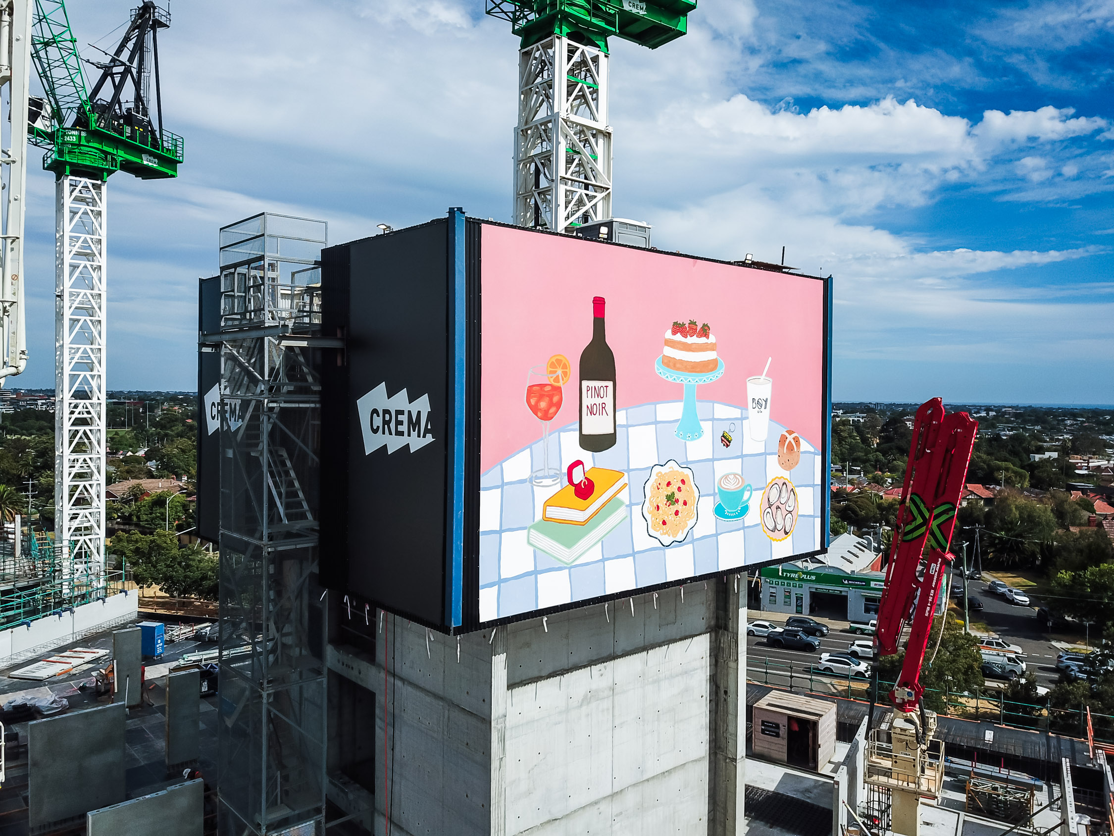 Gallery in the Sky: Malvern Collective - Crema Constructions